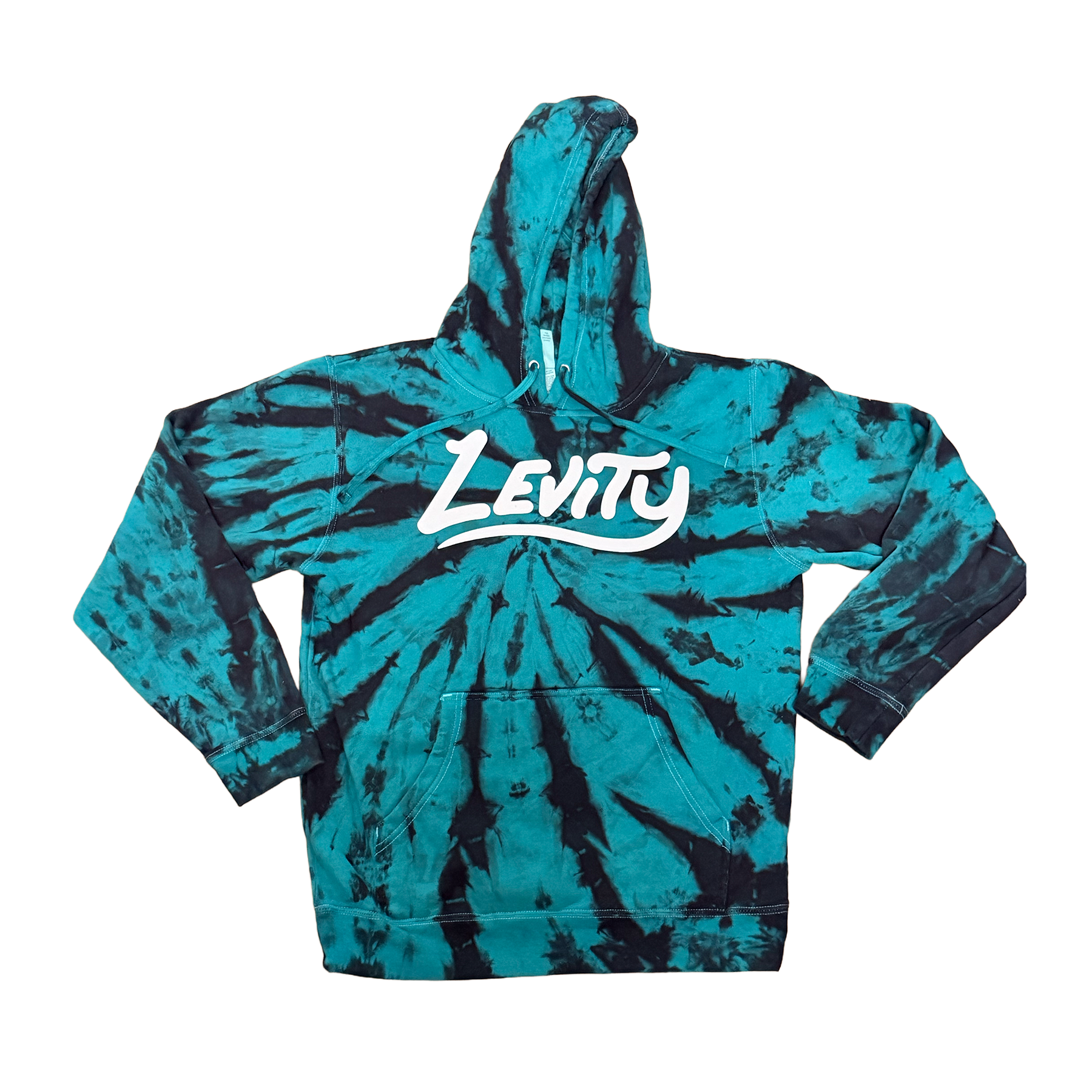 [PRE ORDER] Levity Aqua Tie Dye Logo Hoodie – Levity Merch Store
